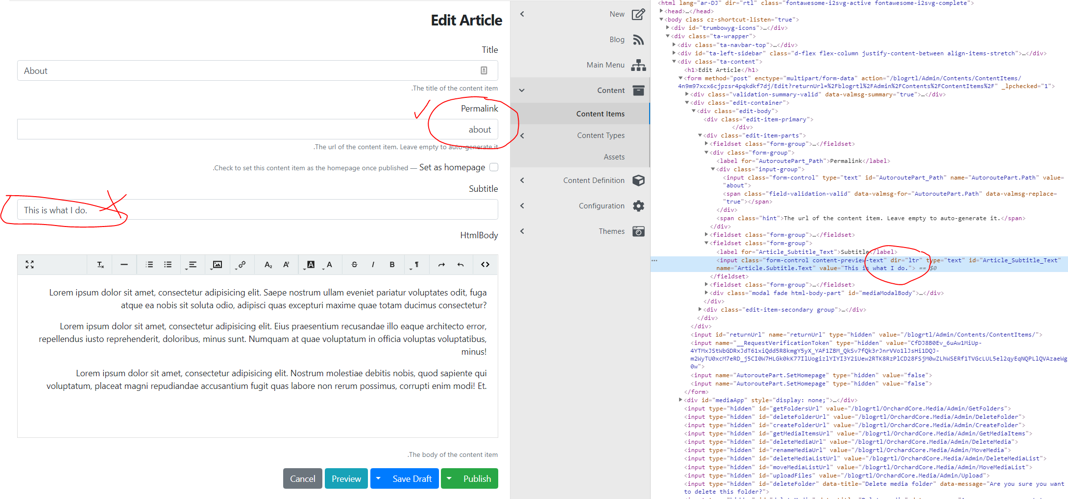 input control alignment in RTL is wrong · Issue #4229 · OrchardCMS/OrchardCore · GitHub