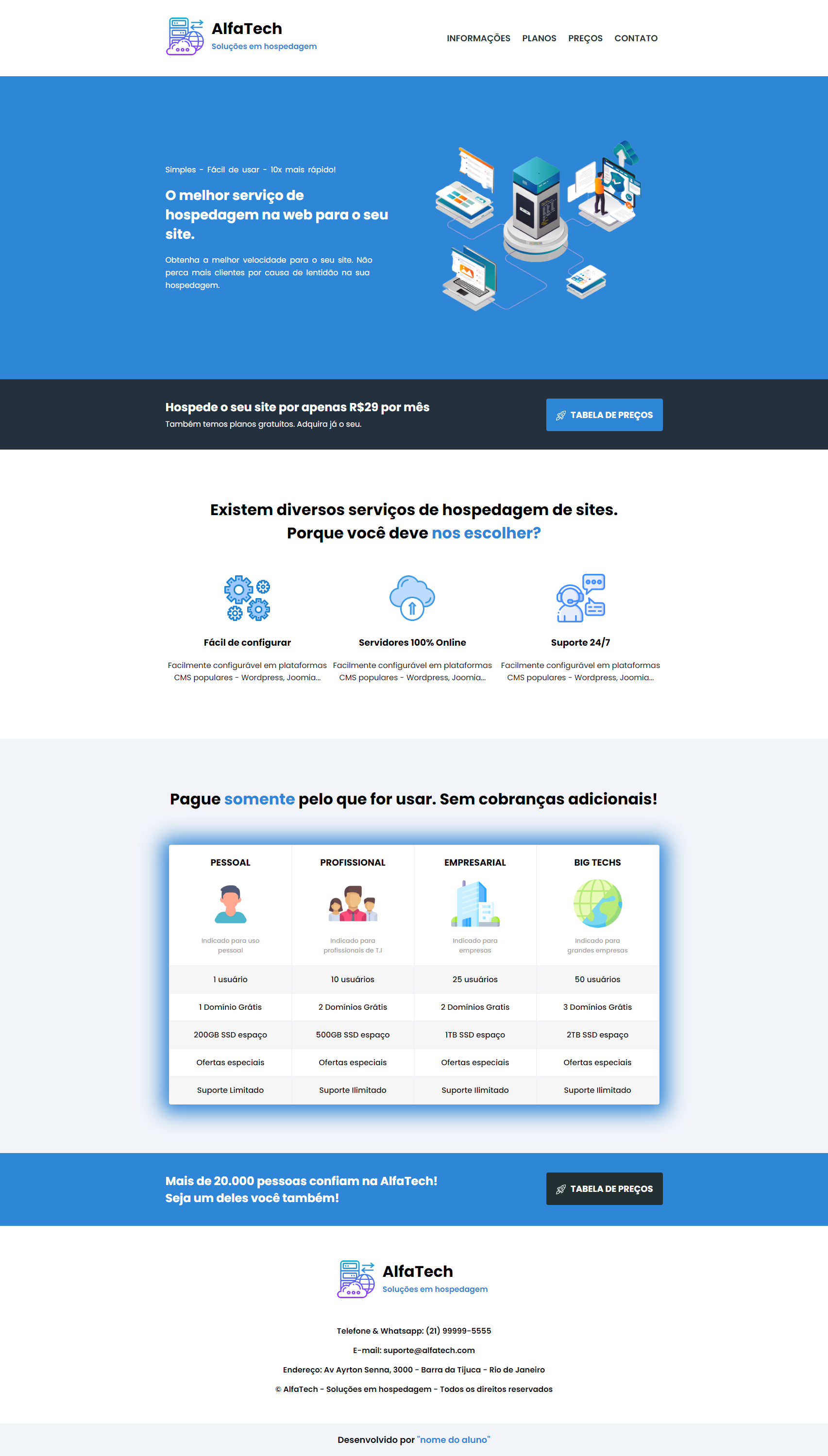 GitHub - Falconxtr/AlfaTech: Projeto da DevMedia - Website para um provedor de hospedagem