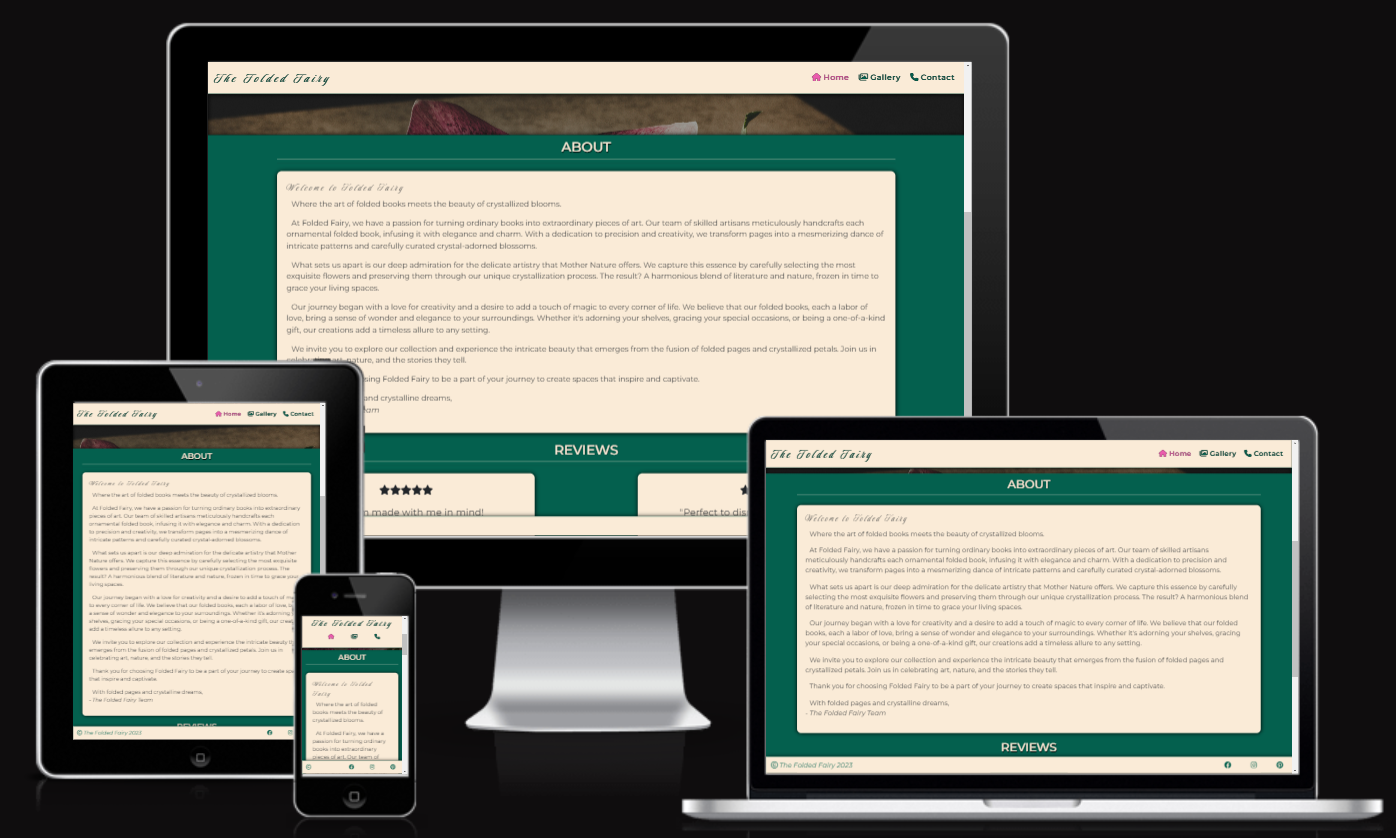 GitHub - Melody-Lisa/Folded-Fairy: Milestone Project 1