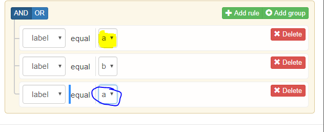 Set only unique rule in query builder · Issue #651 · mistic100/jQuery-QueryBuilder · GitHub