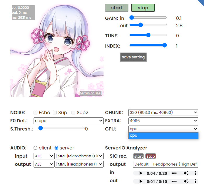 Sound is overly loud and static · Issue #348 · w-okada/voice-changer · GitHub