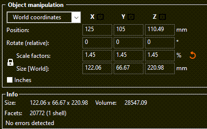 Scale factors of cut objects all change to 100% · Issue #11469 ...