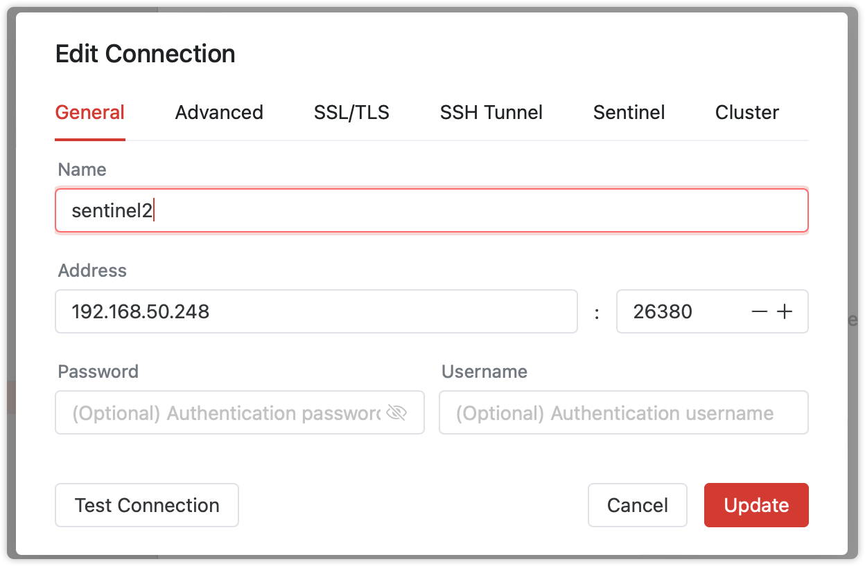 [BUG] connect sentinel node error · Issue #82 · tiny-craft/tiny-rdm · GitHub