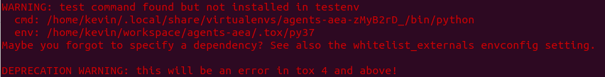 Error Running Tox E Py37 Deprecated · Issue 711 · Fetchai Agents Aea · Github