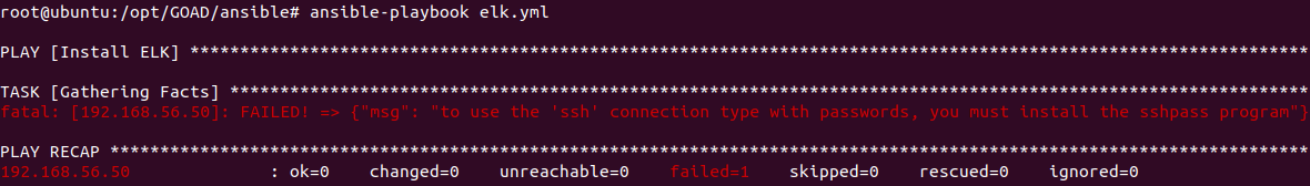 Vagrant / Ansible fail · Issue #2 · Orange-Cyberdefense/GOAD · GitHub