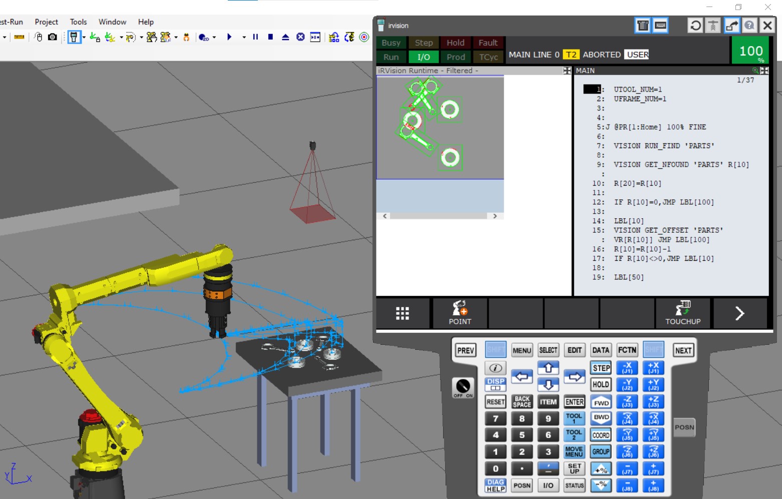 GitHub - huseyinbali/ImageProcessing_Roboguide: In this project, the robot was controlled by ...