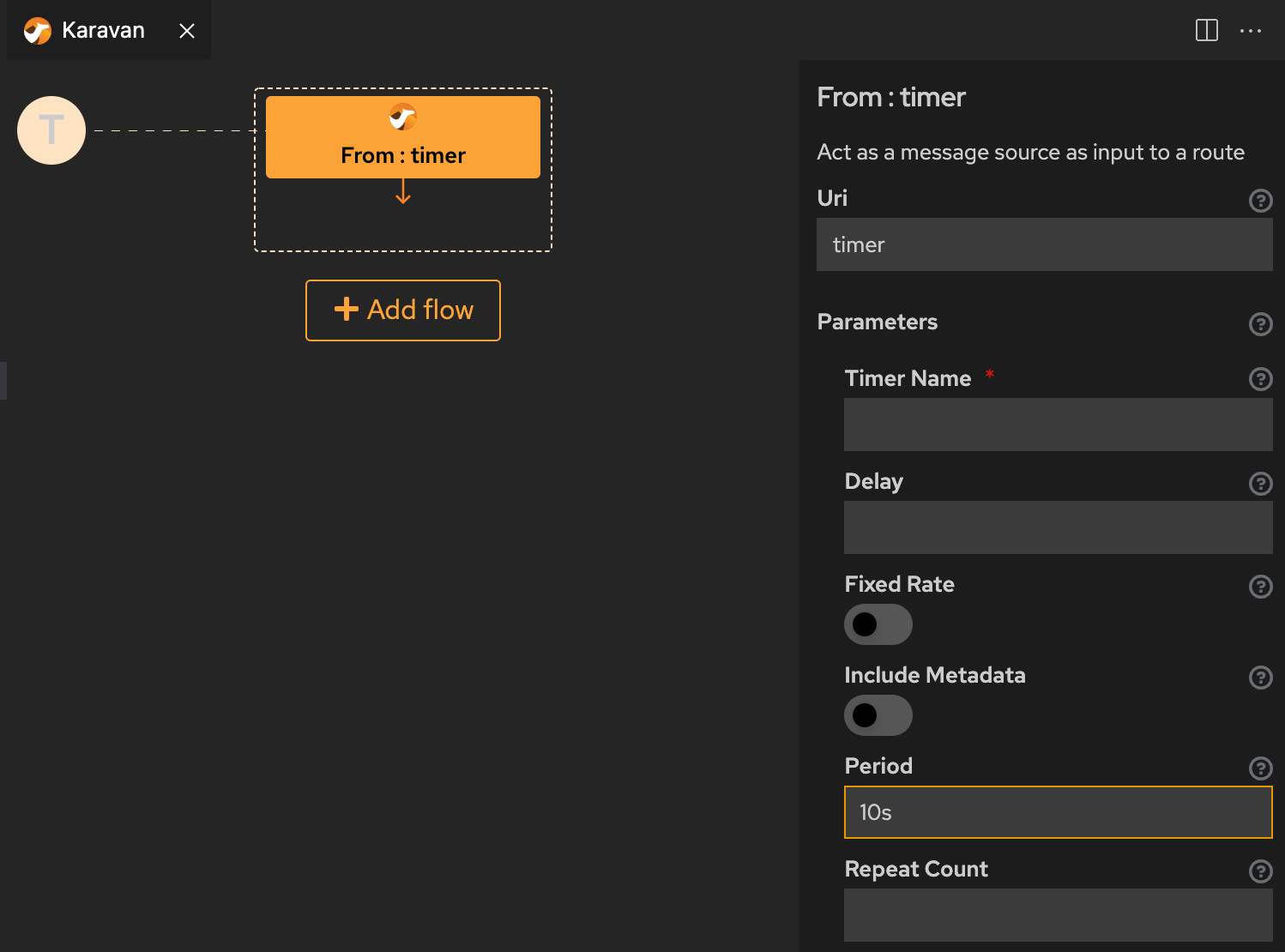 Durations doesn't support notation with letters · Issue #46 · apache/camel-karavan · GitHub