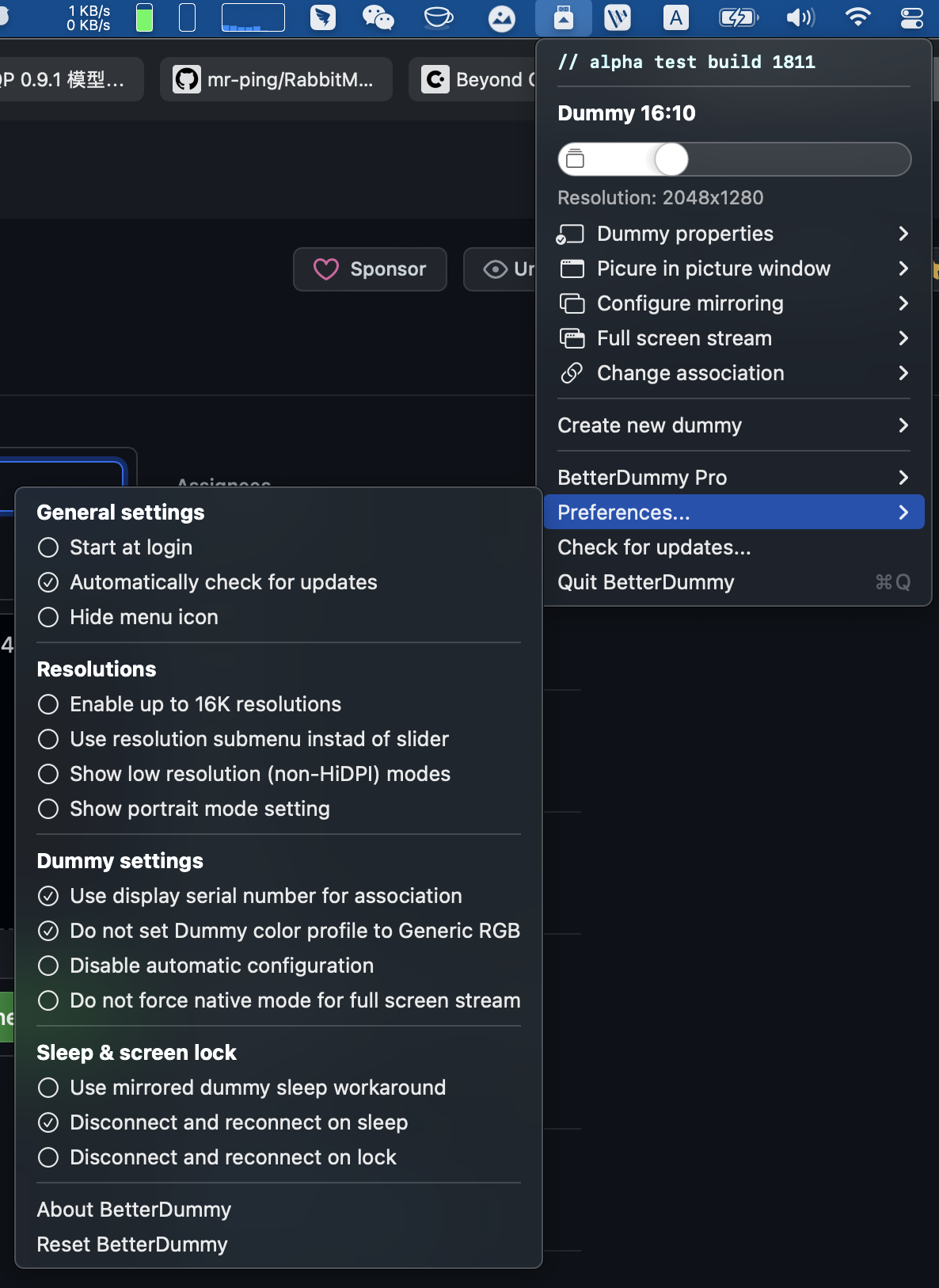 source surface has no colorspace, setting to sRGB · Issue #263 · waydabber/BetterDisplay · GitHub