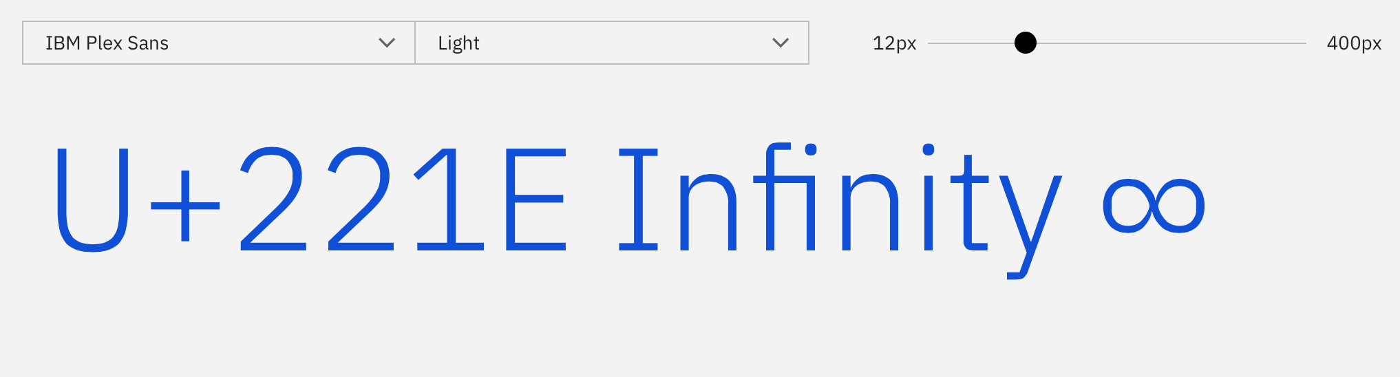 Infinity Symbol · Issue #194 · IBM/plex · GitHub