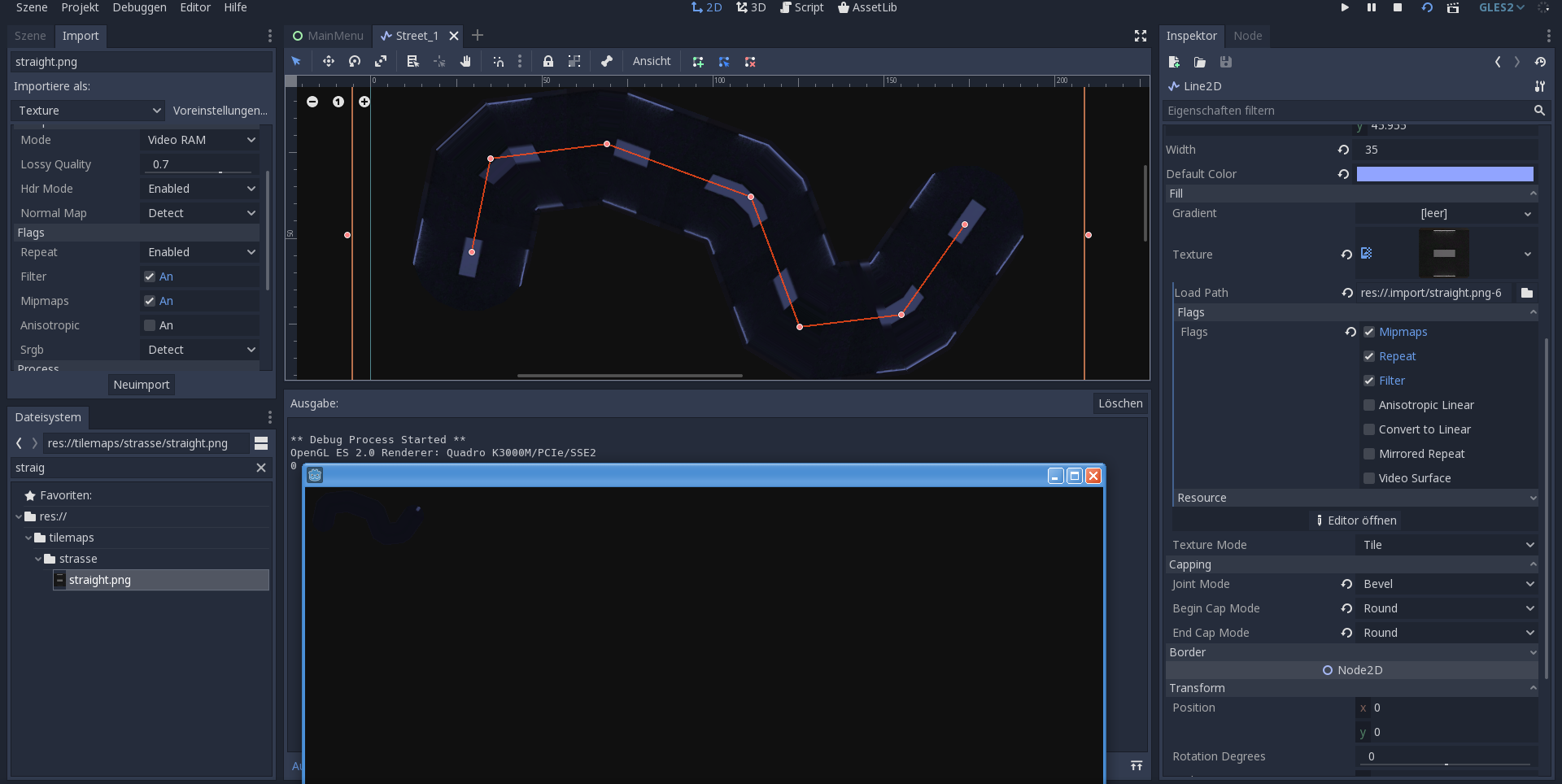 Repeating images (tiling) along a Line2D does not "always" work · Issue ...
