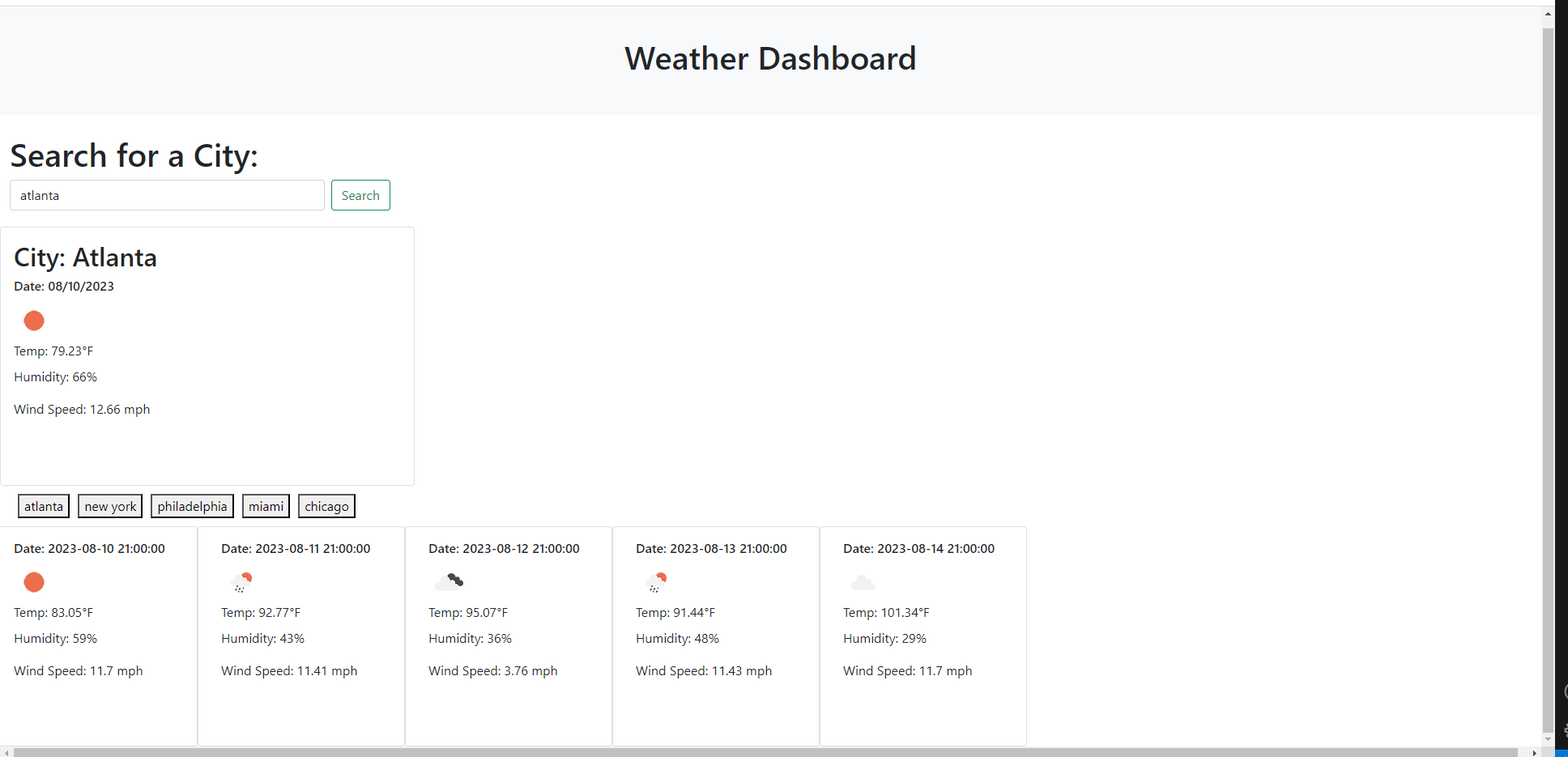 GitHub - marinadelconte/WeatherDashboard