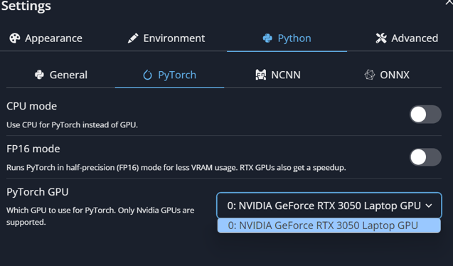 Wrong enumeration of GPU's on Windows 11 Pro · Issue #1899 · chaiNNer-org/chaiNNer · GitHub
