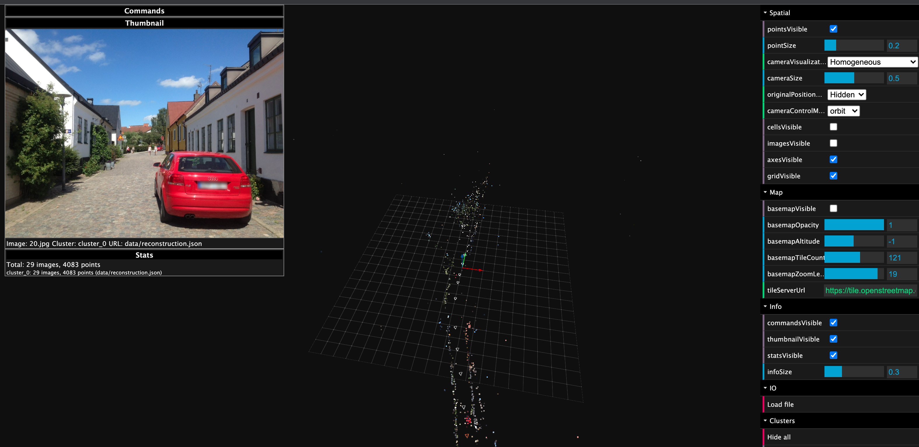Cannot view the images after loading the reconstruction file · Issue #829 · mapillary/OpenSfM ...