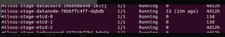 Bug Data Node Get Restarted After Search In Collection · Issue 21587 · Milvus Iomilvus · Github