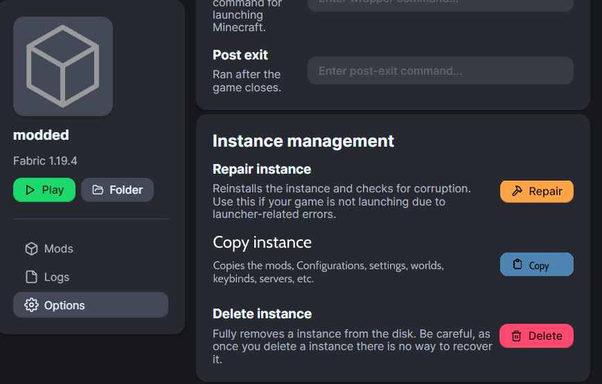 Duplicatecopy Instance · Issue 229 · Modrinthcode · Github 