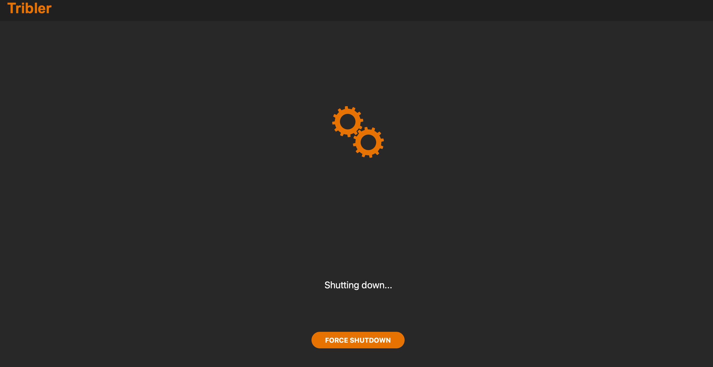 [main] Tribler gets stuck on shutting down screen · Issue #6521 · Tribler/tribler · GitHub