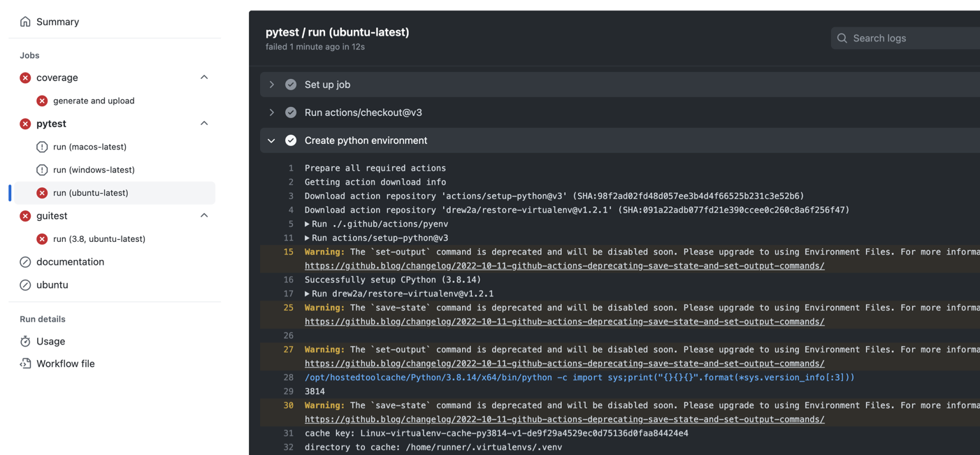 pyenv GitHub Action seems to be broken · Issue #7091 · Tribler/tribler · GitHub