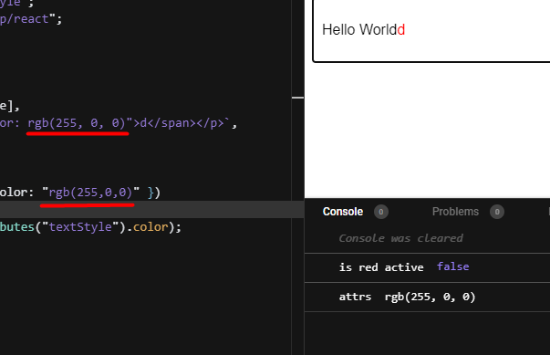 [Bug]: cannot recognize HEX color from content passed as HTML/ color ...