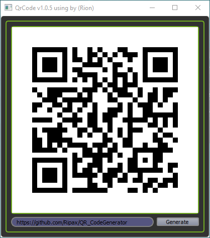 GitHub - Ripax/QR_CodeGenerator: Qr code generator