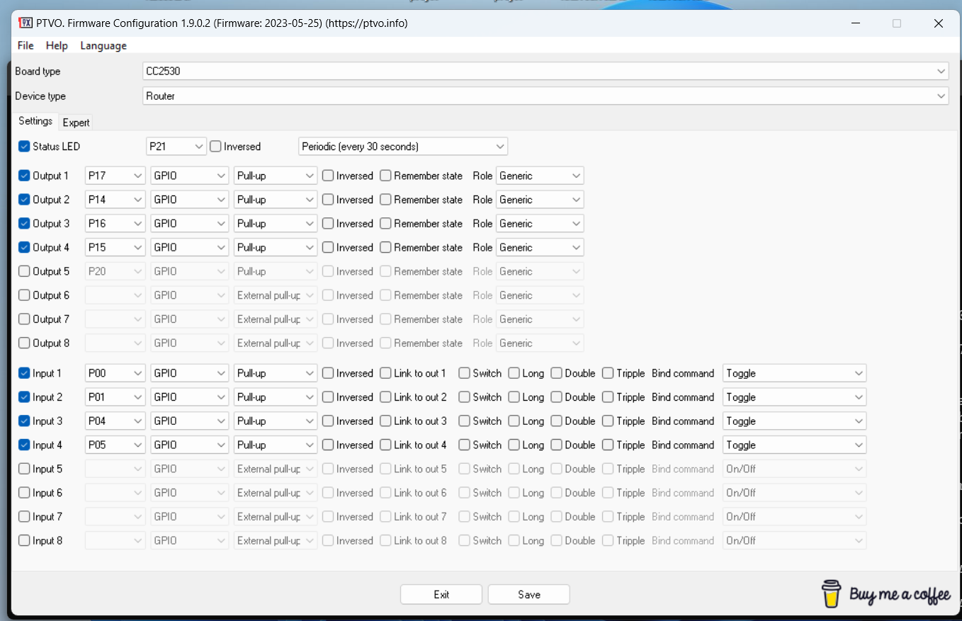 Exception while calling fromZigbee converter: Cannot read properties of undefined (reading ...