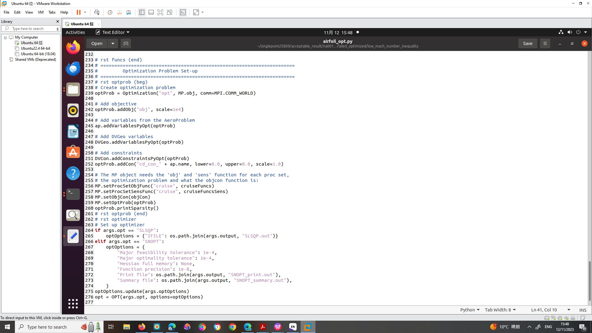 failed optimization at low mach number 0.044 at maximization lift for single point optimization ...