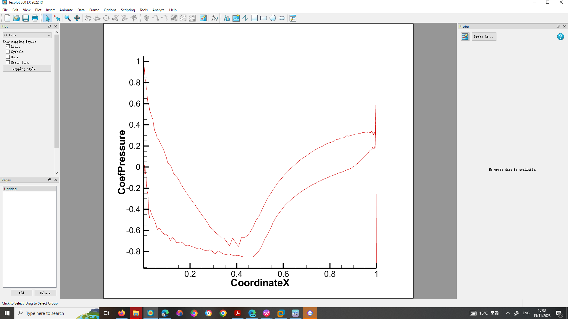 bugs on the shape of pressure distribution when i do single point optimization of the airfoil ...