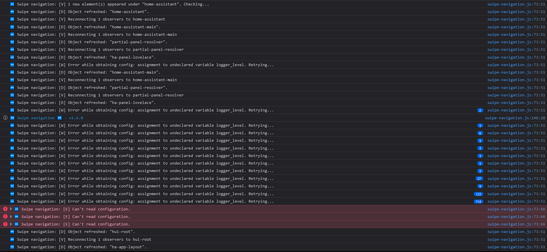 Swipe not working once entering edit mode · Issue #6 · zanna-37/hass-swipe-navigation · GitHub