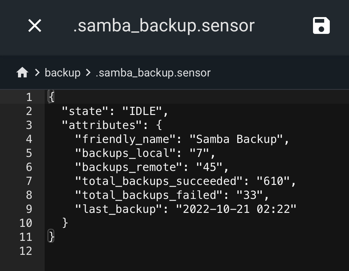 Attribute Lastbackup Shows The Timestamp Of The Last Addon Start While Running A Backup · Issue