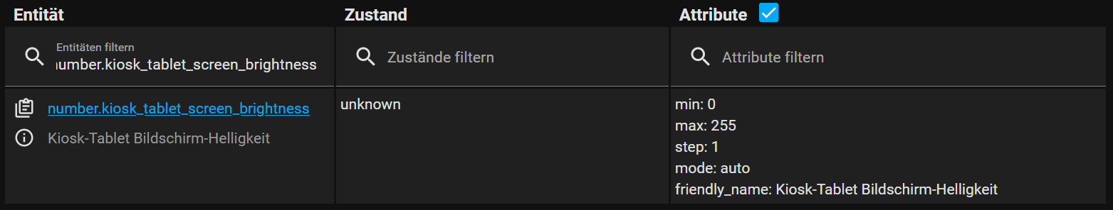 FullyKiosk: number entity state for screen brightness is "unknown" if "screenBrightness" is ...