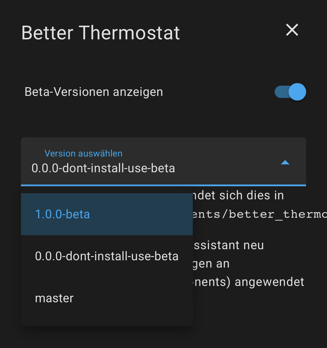 No beta/non-beta selection available · Issue #836 · KartoffelToby ...