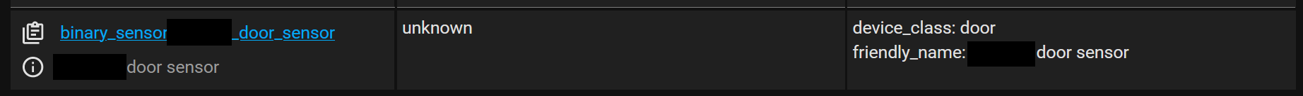 New entity "binary_sensor.name_door_sensor" (state unknown) in Home Assistant after updating to ...