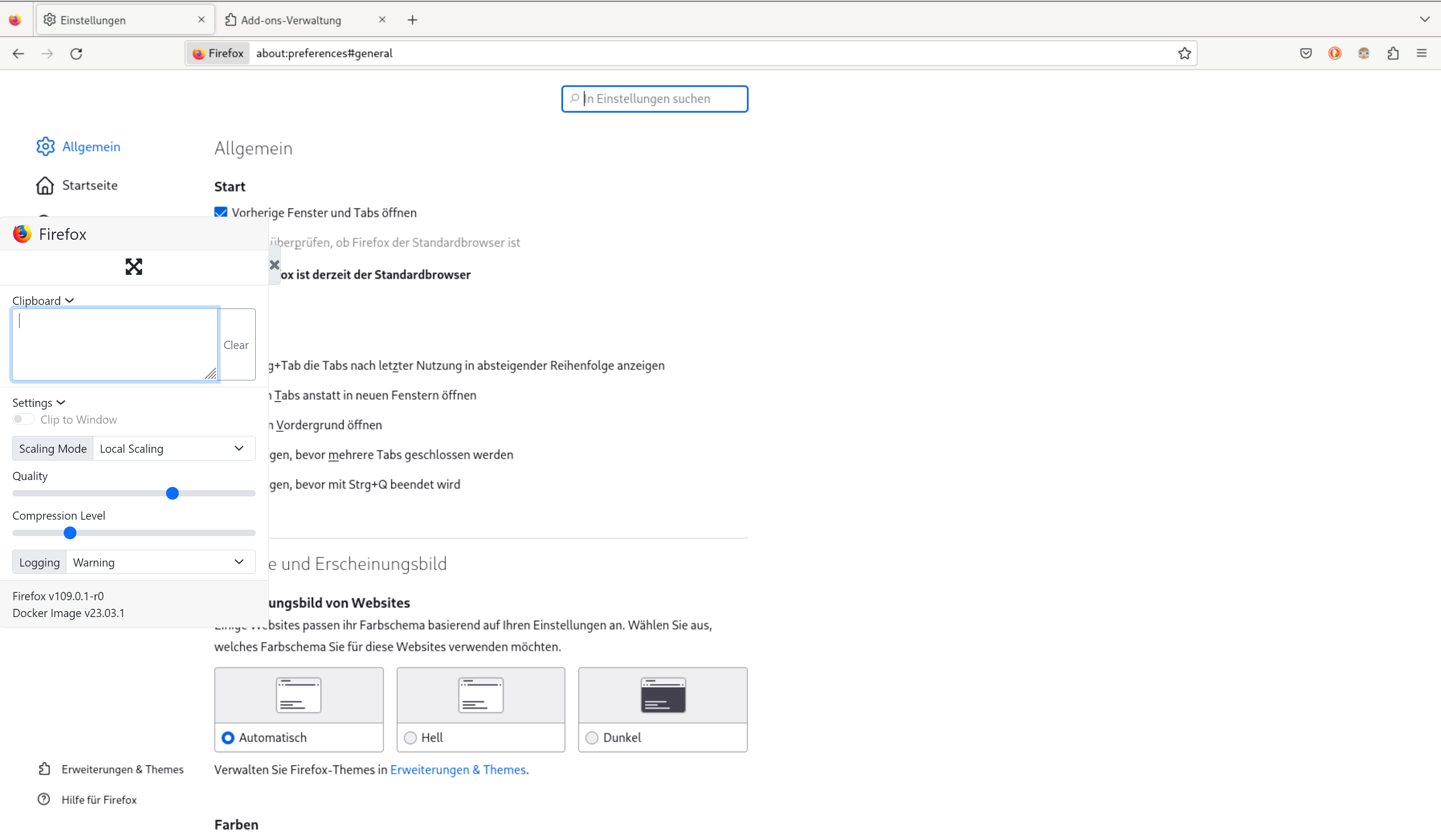 Changing scaling method on the fly only possible once · Issue #2 · Mincka/ha-addons · GitHub