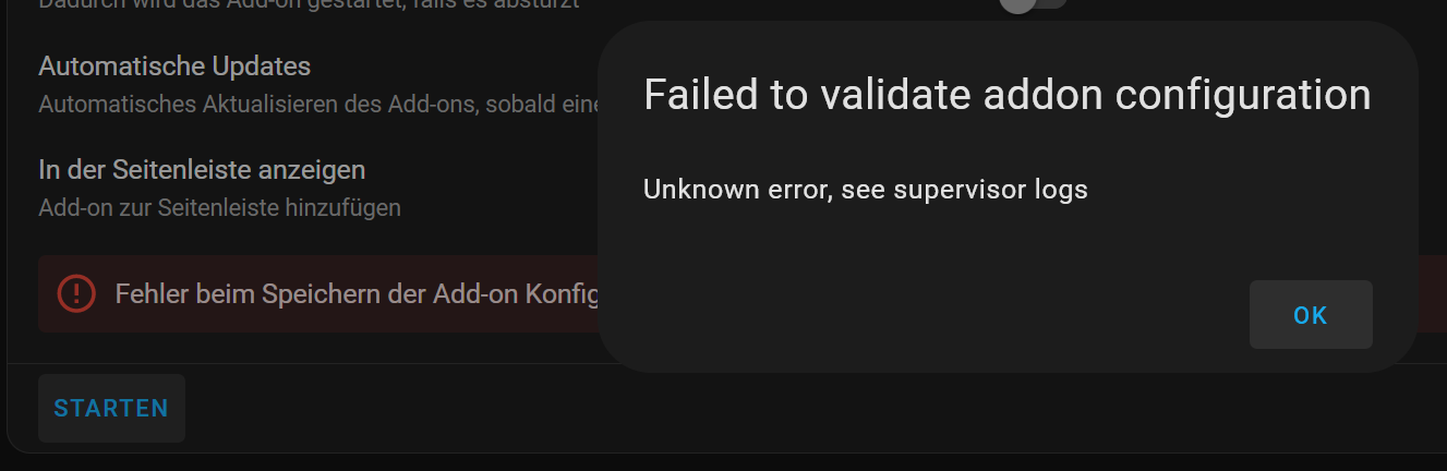 Addon will not stay running · Issue #666 · hassio-addons/addon-vscode · GitHub