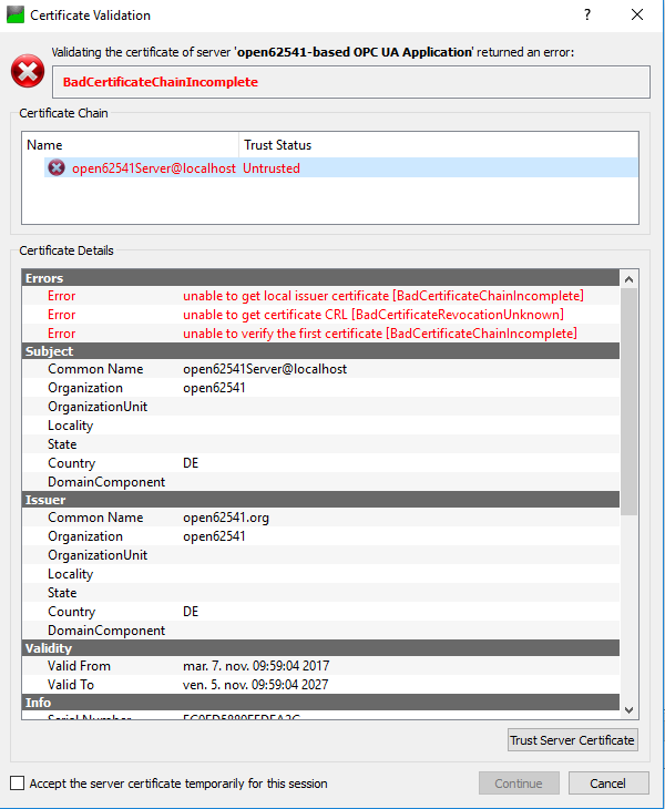 can't connect with siemens OPC UA .NET Client · Issue #1316 · open62541/open62541 · GitHub