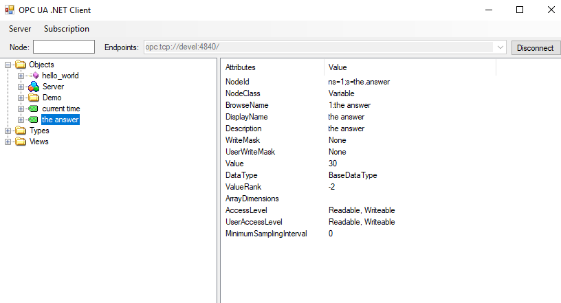 can't write value with opcfoundation UA Sample Client · Issue #1317 ...