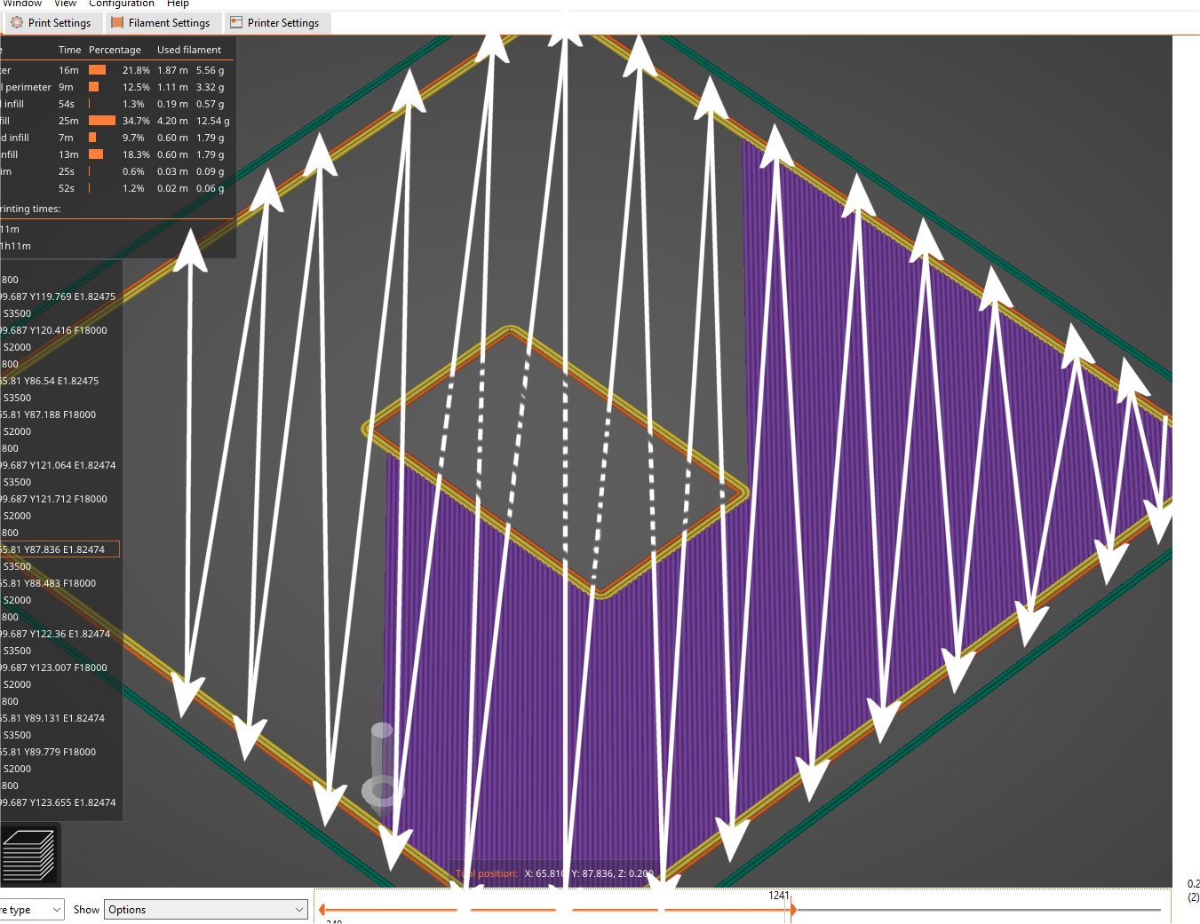 Top and bottom layer pattern - left-to-right continuous · Issue #1966 ...