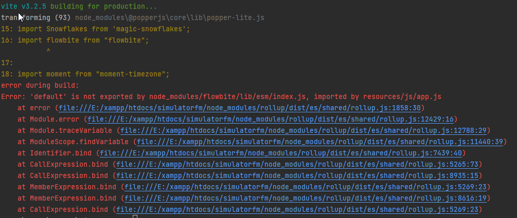 Flowbite - Default is not exported · Issue #410 · themesberg/flowbite · GitHub