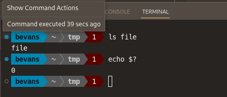Integrated Terminal Shell Integration powerline last_pipeline_status always 1 · Issue #157990 ...