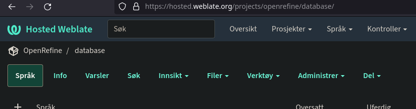 Consistent navigation-menu options · Issue #9532 · WeblateOrg/weblate · GitHub