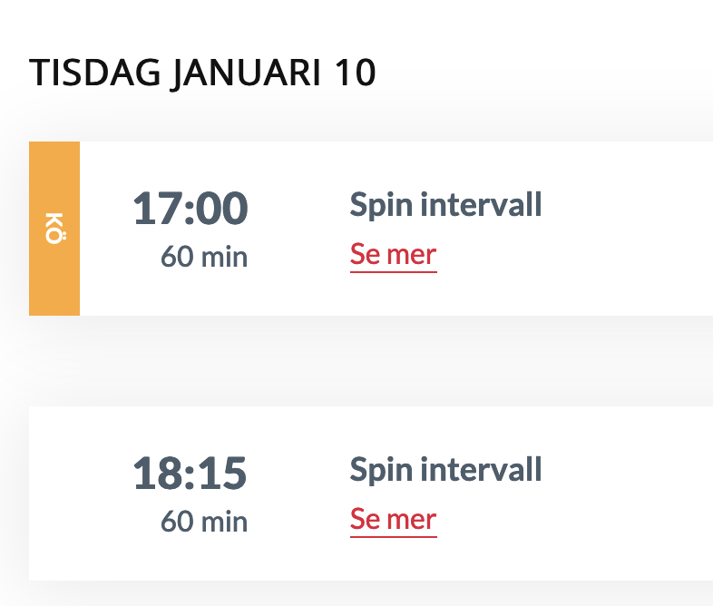 Gör det möjligt att ange passets tid · Issue #4 · Majsvaffla/friskis · GitHub