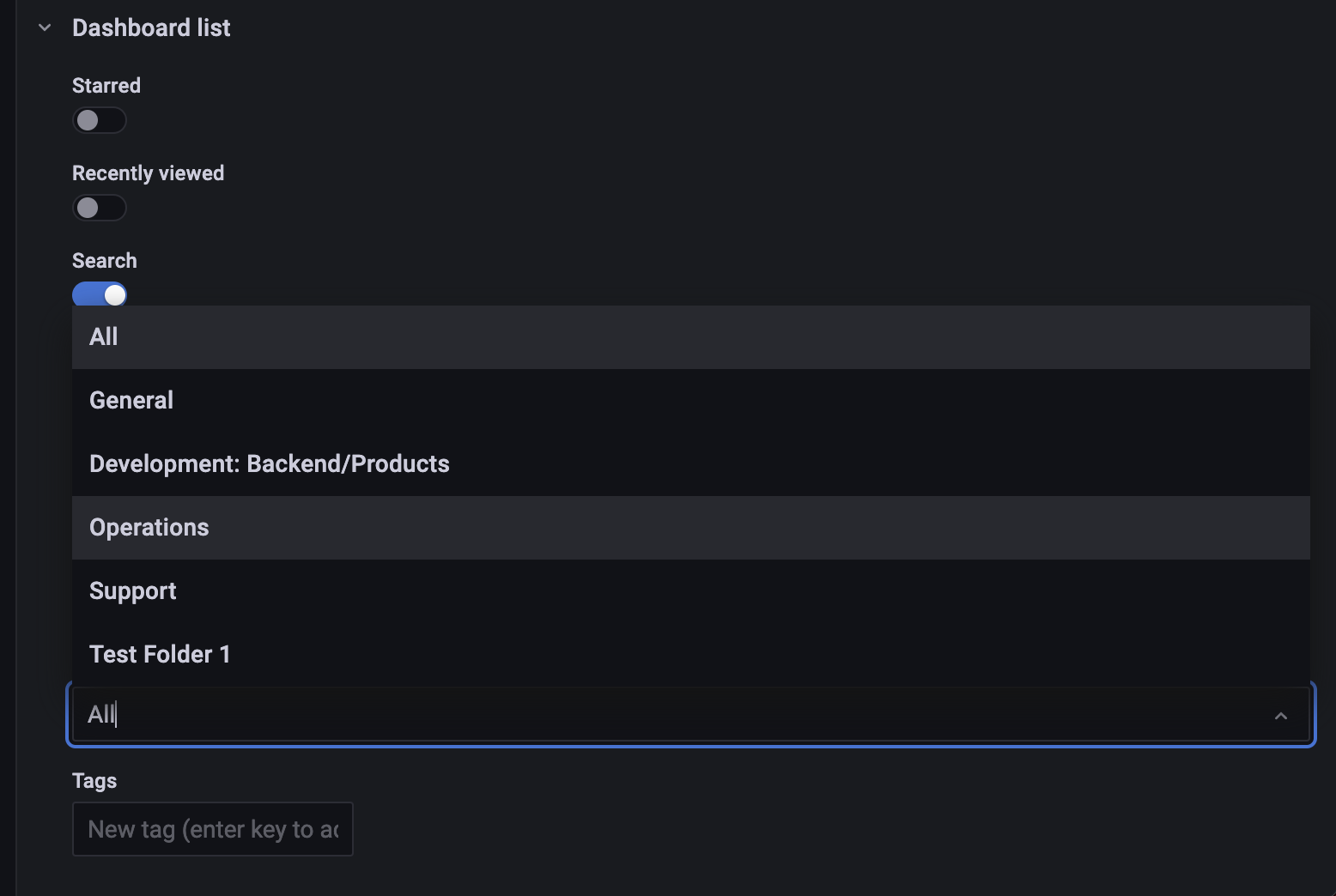 Cannot Select All In The Folder List · Issue 39454 · Grafanagrafana · Github