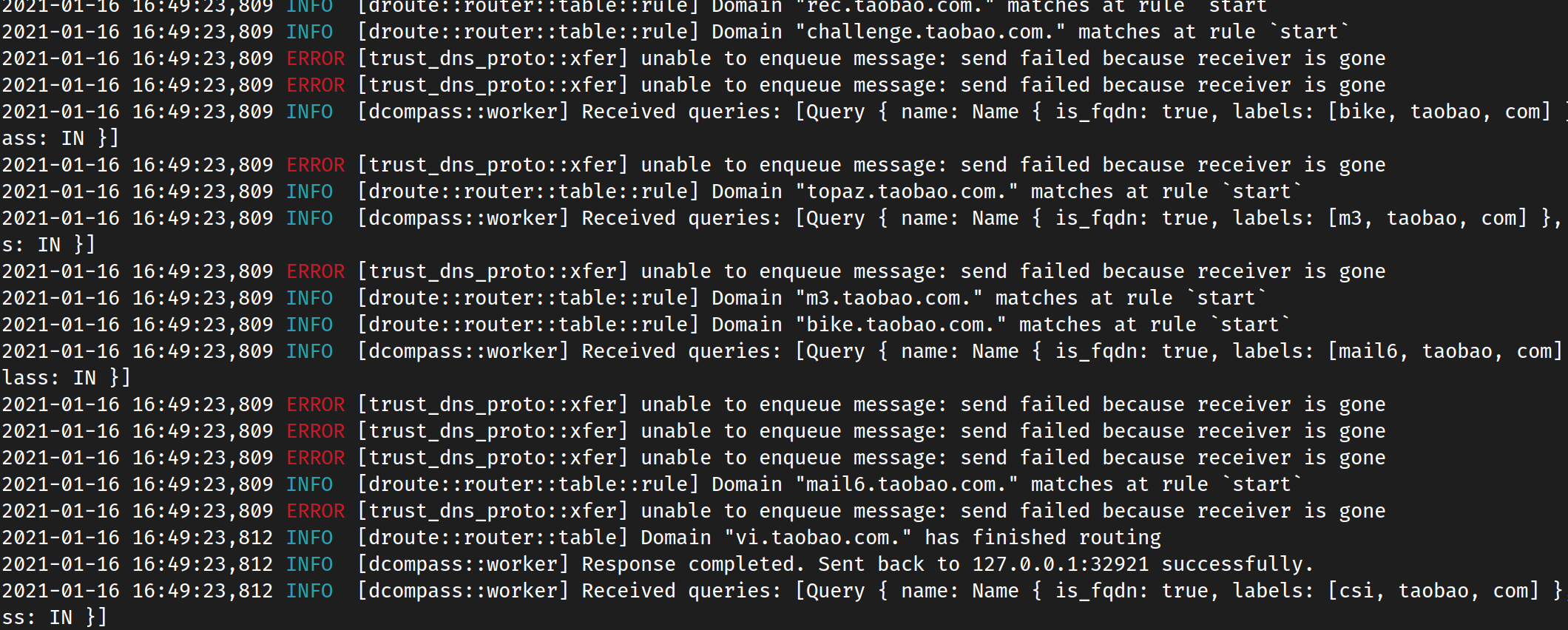 "unable to enqueue message" when `AsyncClient ` sends too many requests · Issue #1276 · hickory ...