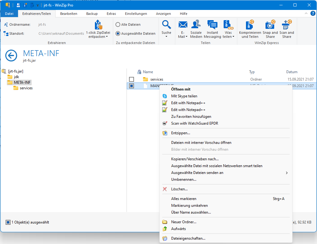 Contextmenu In Winzip Contains Duplicate Edit With Notepad · Issue 13499 · Notepad Plus 