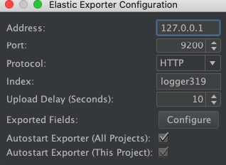 Elasticsearch Exporter auto start · Issue #99 · nccgroup/LoggerPlusPlus · GitHub