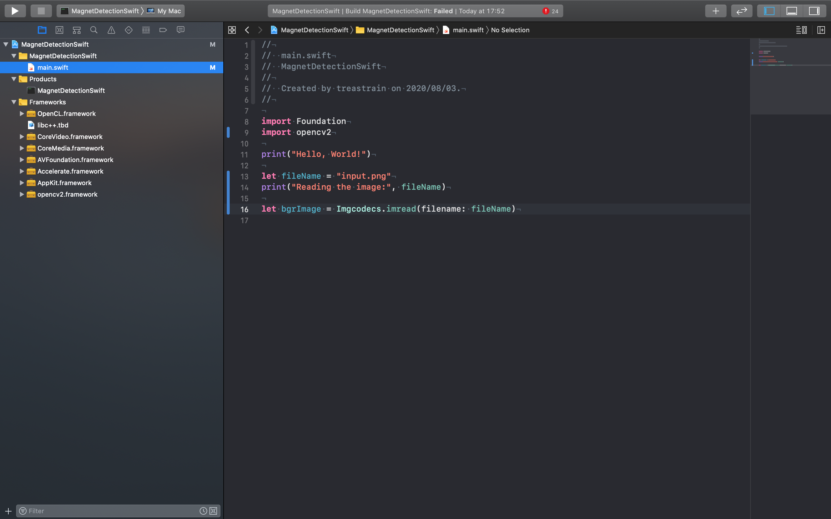 Build failed on macOS App with Swift on Xcode due to Undefined symbols ...