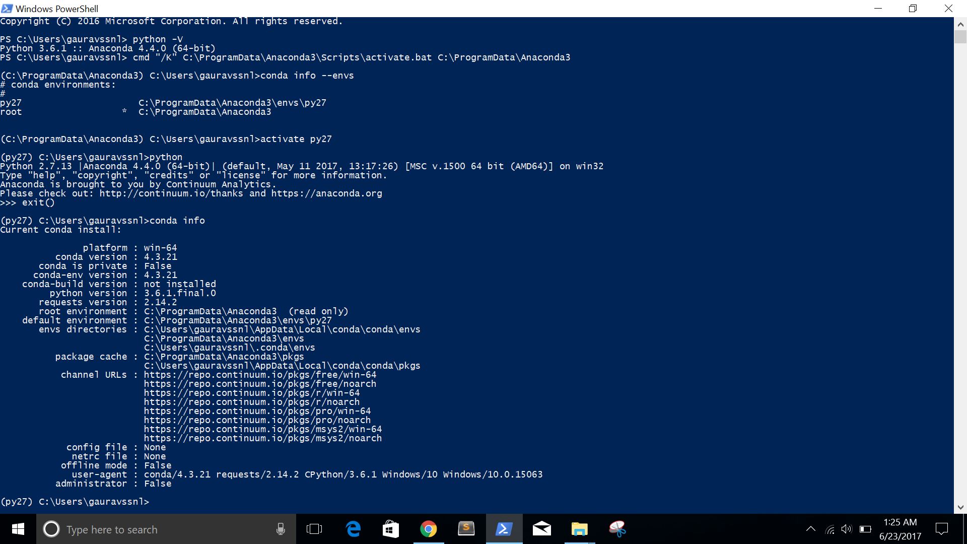 Anaconda fails to activate environment on Windows OS · Issue #2533 · ContinuumIO/anaconda-issues · GitHub