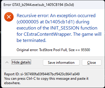 txd poolsize on 2802 · Issue #2094 · citizenfx/fivem · GitHub