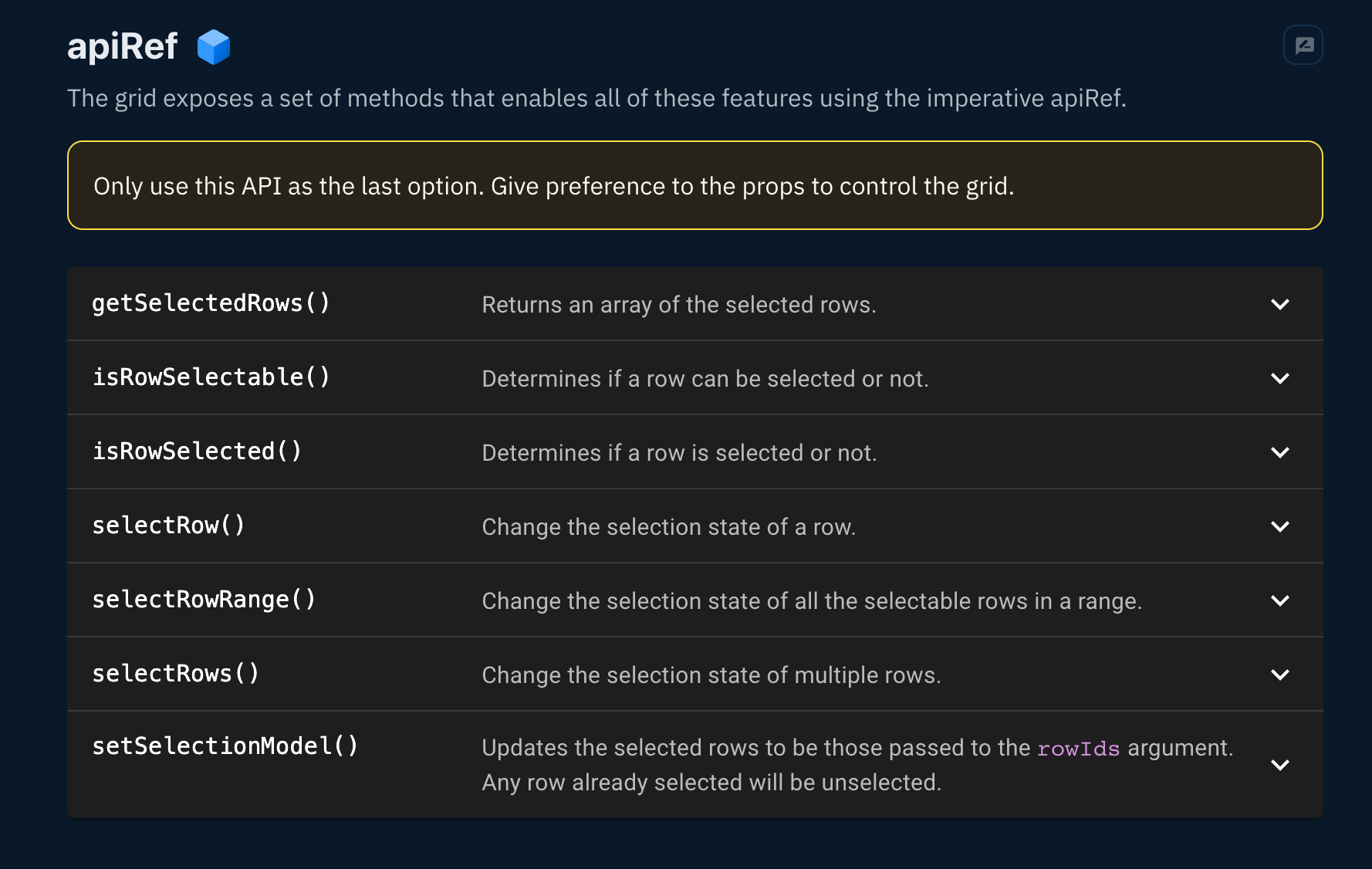 [docs] Link to the `API Object` page in `apiRef` sections of the docs · Issue #7629 · mui/mui-x ...