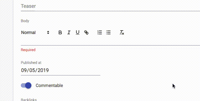 [ra-input-rich-text] validation doesn't rerun on input change · Issue #3206 · marmelab/react ...