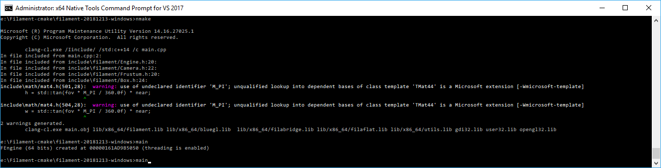 Errors when building for VS 2017 · Issue #639 · google/filament · GitHub